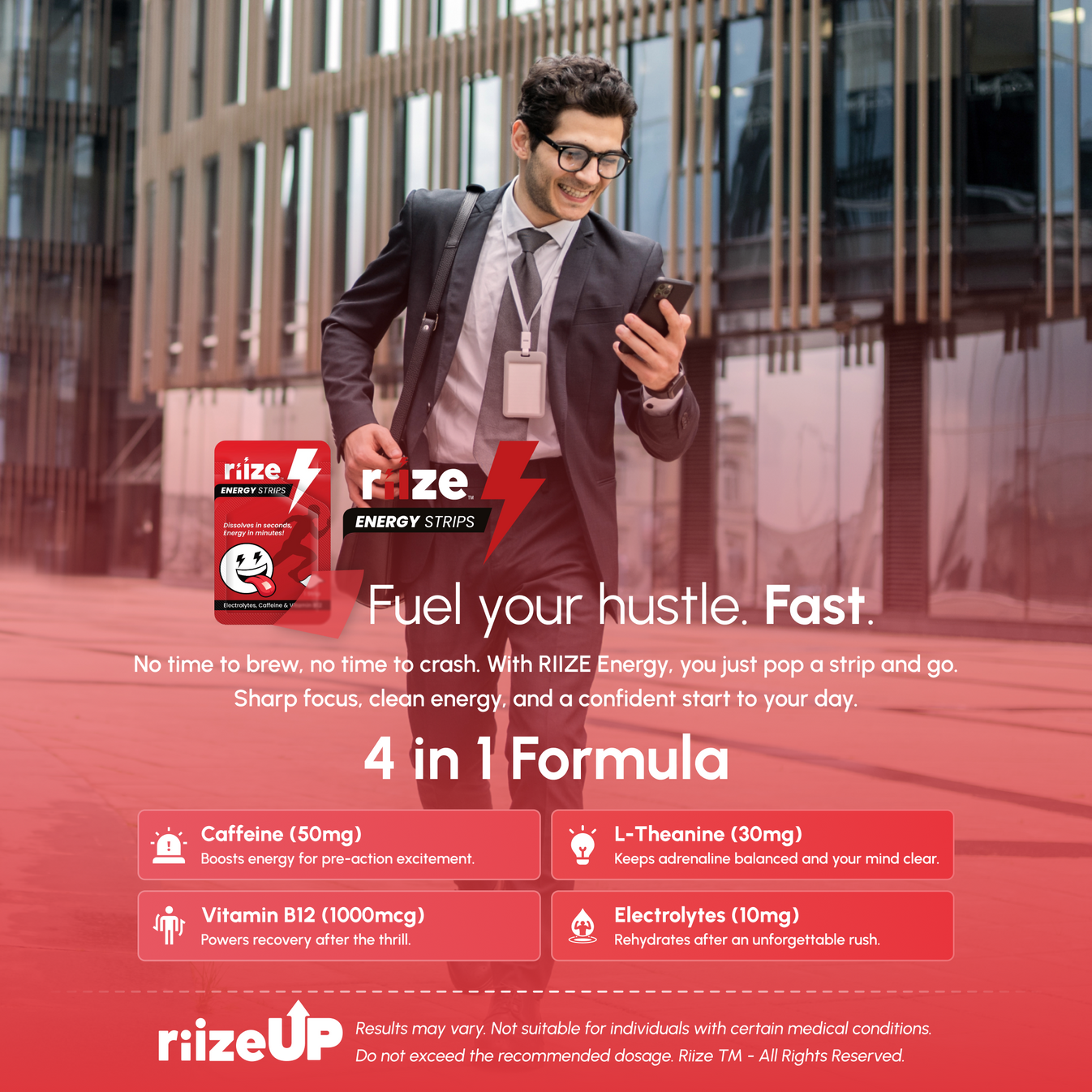 Riize Energy Strips – Fast-Acting Natural Boost Without the Crash – RiizeUp